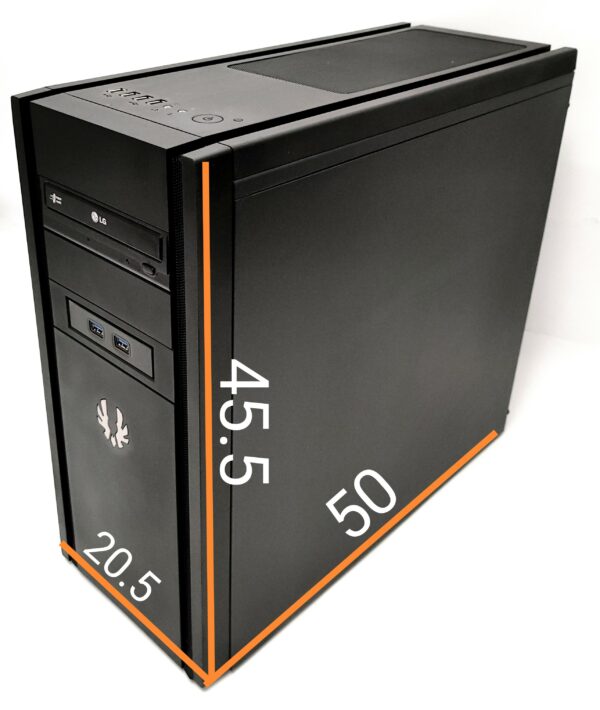 Obudowa komputera stacjonarnego BitFenix Shinobi, desktop, USB, ATX ...